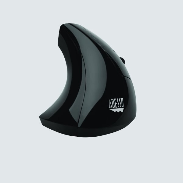 Adesso® iMouse™ E10 Wireless Vertical Ergonomic Mouse, Right Hand ...
