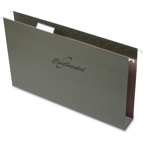 Continental Extra Capacity Hanging Folders, Legal, 25/bx