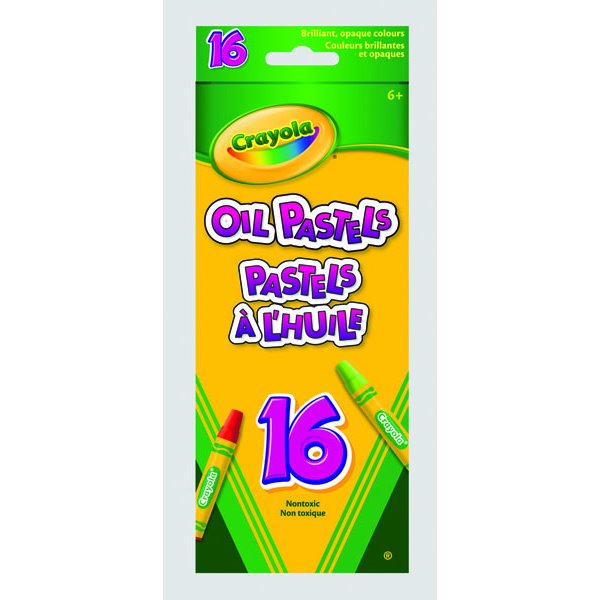 Crayola® Oil Pastels, 16/pkg