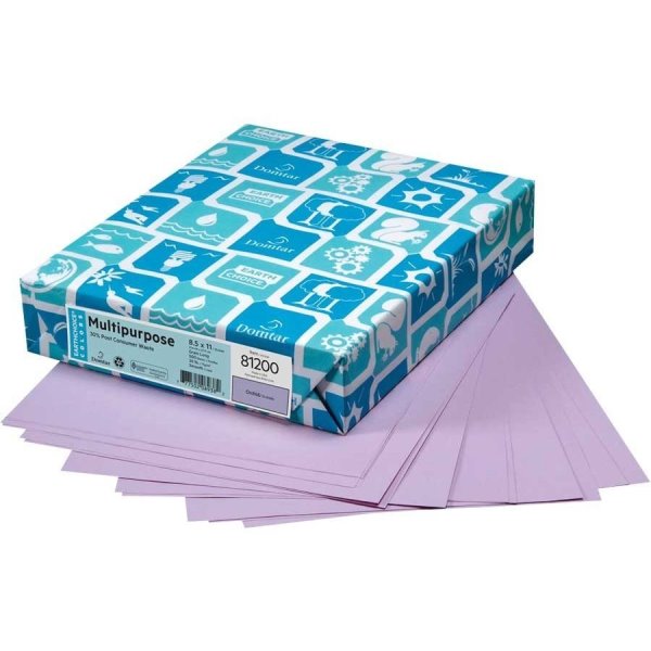 Domtar Lettermark™ Colors Multipurpose Coloured Paper, Letter, Orchid