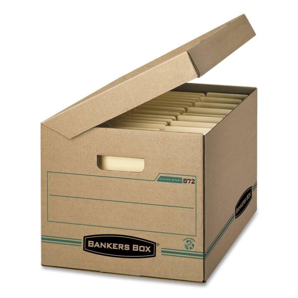 Bankers Box Econo Storage Box with Attached Lid