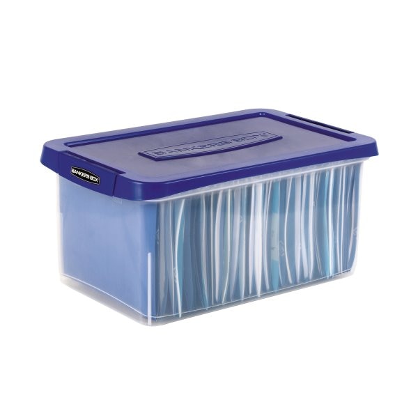 Bankers Box 20" Plastic File Bin, Letter Size