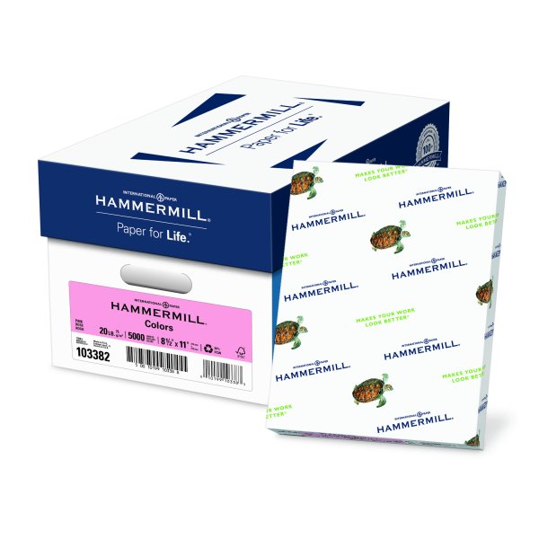 Hammermill Colour Copy Paper, 8-1/2" x 11", Pink