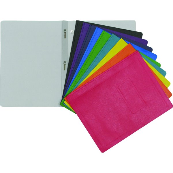 Duo-Tang Report Covers, 50 Assorted/Box