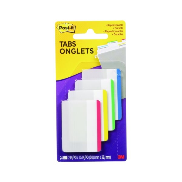 Post-It Hanging File Folder Durable Tabs, Straight