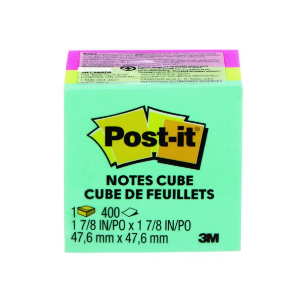 Post-it Notes Cube, Pink Wave