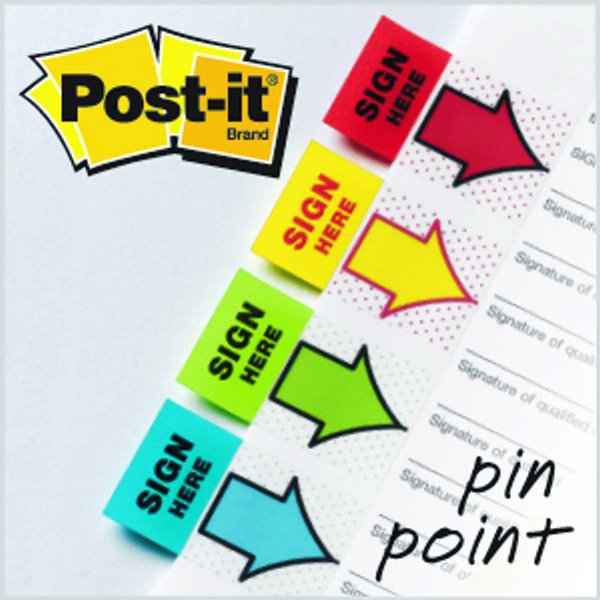 Post-it Flags "Sign Here" Value Pack