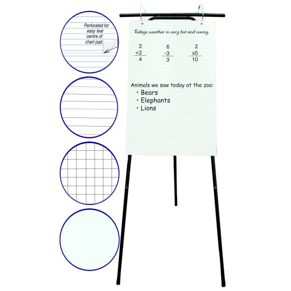 Flip Chart Pads, Landscape, Ruled