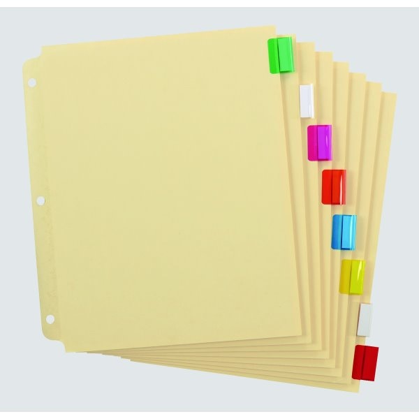 Oxford Oversized Index Insertable Dividers, 8 Tabs