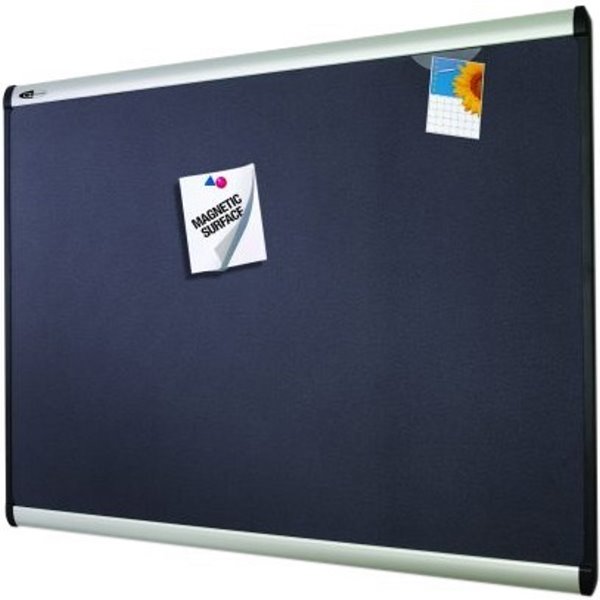 Quartet Prestige Plus Magnetic Fabric Bulletin Board, 24" x 36"