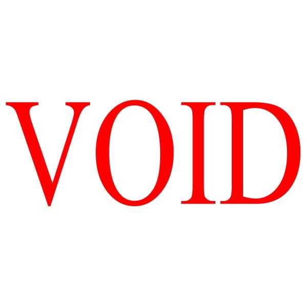 Trodat Printy 4911 Self-Inking Message Stamp VOID