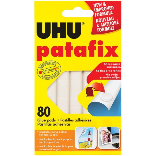 UHU Patafix Adhesive Putty, 80/pkg